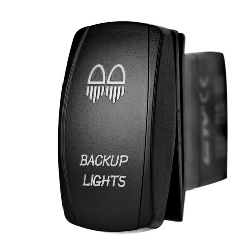 BACKUP LIGHTS Laser Rocker Switch - STV Motorsports Las Vegas