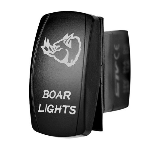 BOAR LIGHTS Laser Rocker Switch - STV Motorsports Las Vegas