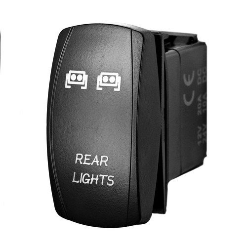 REAR LIGHTS Laser Rocker Switch - STV Motorsports Las Vegas