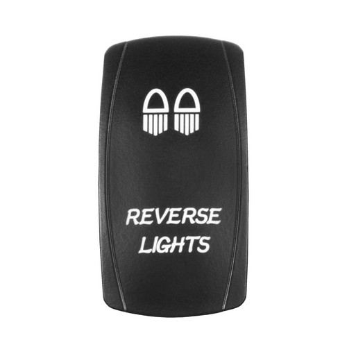 REVERSE LIGHTS Laser Rocker Switch - STV Motorsports Las Vegas