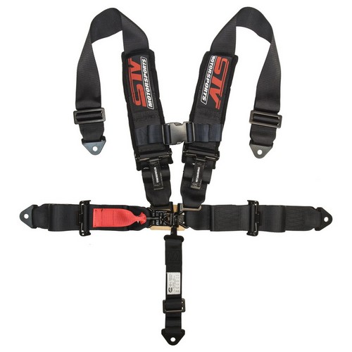 V-Type 5 Point Latch and Link 3 inch Safety Racing Seat Belt Harness ...